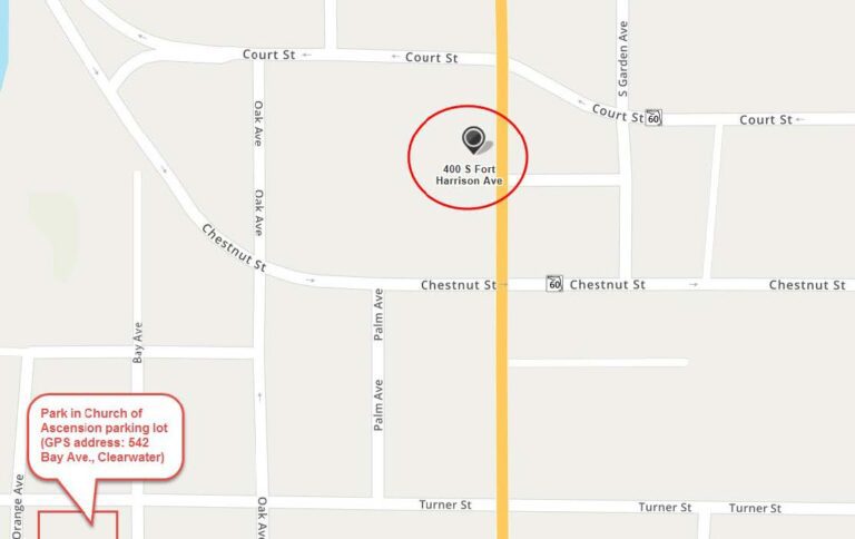 Downtown Clearwater Learning Locations Maps and Parking - Pinellas County