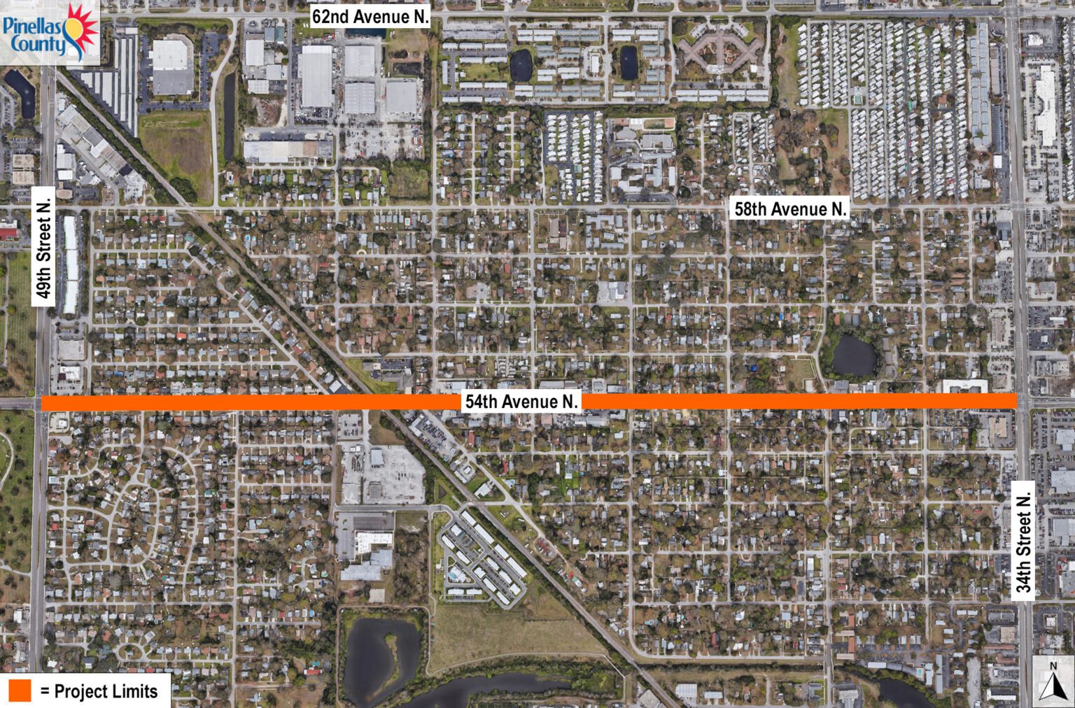 54th Avenue N. Improvements - Pinellas County