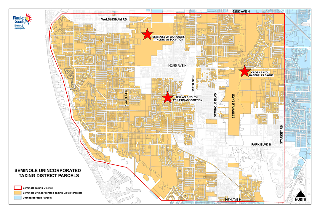 Proposed Unincorporated Seminole Recreation Municipal Service Taxing Unit - Pinellas County