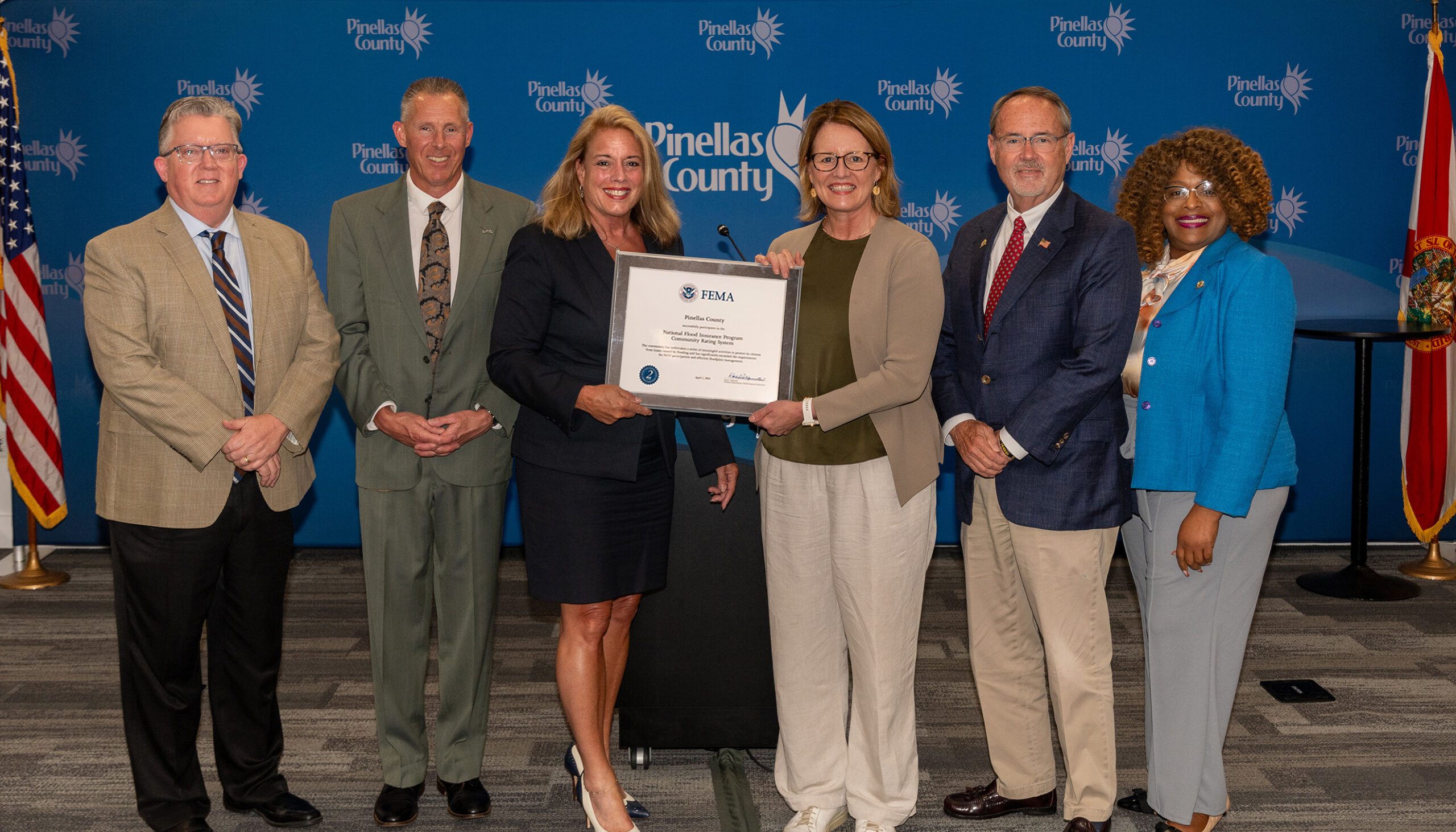 Pinellas County recognized by FEMA administrator for flood rating ...