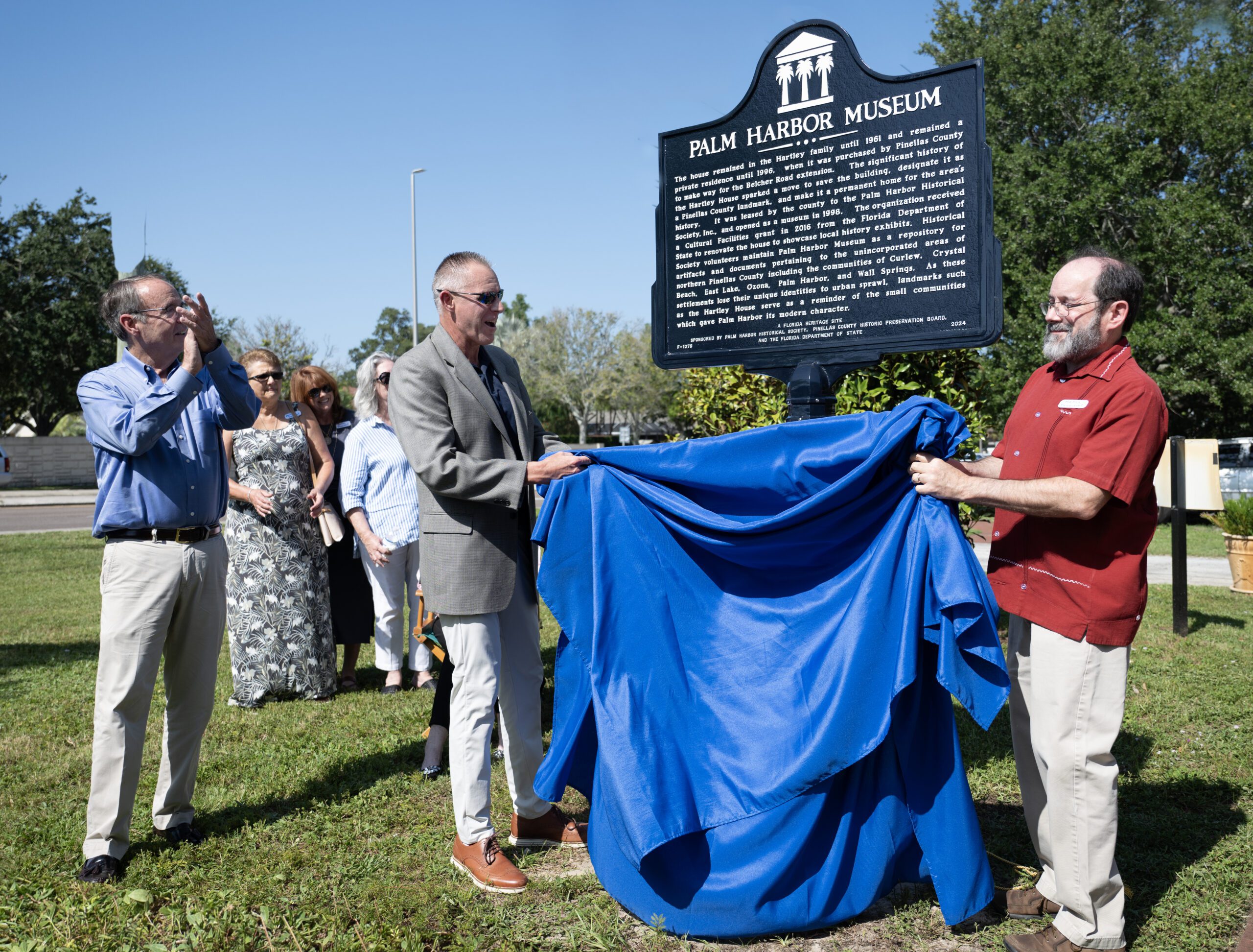 Hartley House Historical Marker unveiled in Palm Harbor - Pinellas County