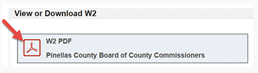Electronic W-2 Opt In - Pinellas County